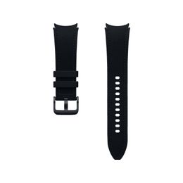 Samsung Hybrid Eco-Leather Band (20 mm, M/L), Ersatzarmband, Samsung, Black