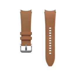 Samsung Hybrid Eco-Leather Band (20 mm, S/M), Ersatzarmband, Samsung, Camel