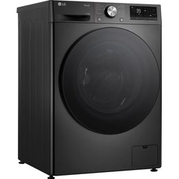 D (A bis G) LG Waschtrockner "W4WR70E6YB" schwarz (schwarz, weiß) Waschtrockner