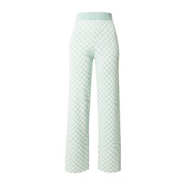 florence by mills Exclusive For About You Hose 'Copal' Damen Gr&ouml;&szlig;e 38 pastellgr&uuml;n / wei&szlig;