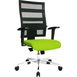 Bürostuhl Topstar "X-Pander" Stühle schwarz (schwarz, grün) Drehstühle