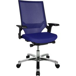 Bürostuhl Topstar "Autosyncron 1" Stühle blau Drehstühle
