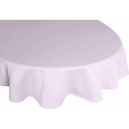 Tischdecke WIRTH "Peschiera" Tischdecken Gr. B/L: 130 cm x 190 cm, oval, lila (flieder) Tischdecken