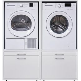 Schrank-Set WASHTOWER "8" Kastenmöbel-Sets Gr. B: 134 cm, weiß Schranksysteme und Schrankserien Bestseller