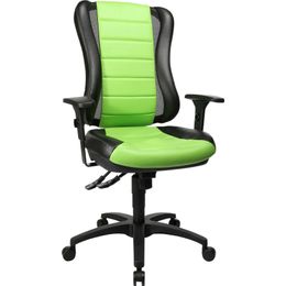 Bürostuhl Topstar "Head Point RS" Stühle schwarz (schwarz, grün) Drehstühle