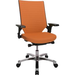 Bürostuhl Topstar "Autosyncron 2" Stühle bunt (schwarz, orange) Drehstühle