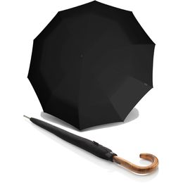 Stockregenschirm Knirps "S.770 Long Automatic, Black" schwarz (black) Regenschirme Stockschirme