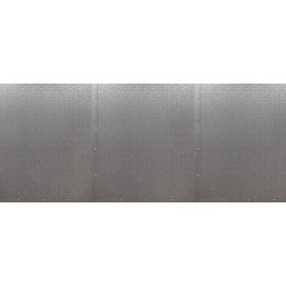 ARCHITECTS PAPER Fototapete "Metal Section" Tapeten Vlies, Wand, Schräge Gr. B/L: 6 m x 2,5 m, grau Fototapeten