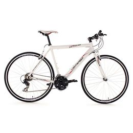 KS-Cycling Fitnessbike KS CYCLING "Lightspeed" Fahrräder Gr. 54 cm, 28 Zoll (71,12 cm), weiß Alle Fahrräder