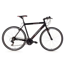 KS-Cycling Fitnessbike KS CYCLING "Lightspeed" Fahrräder Gr. 56 cm, 28 Zoll (71,12 cm), schwarz Alle Fahrräder