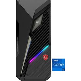 MSI MAG INFINITE S3 13NUE-816DE Gaming-PC (Intel® Core i7 13700F, RTX 4070 Ventus 2X 12G OC, 16 GB RAM, 1000 GB SSD, Luftkühlung), schwarz