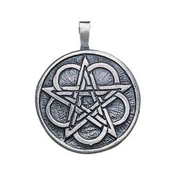 Adelia´s Adelia´s Amulett Anhänger Symbole der Alten Welten, Keltisches Pentakel - Für das Erreichen von Zielen, silberfarben
