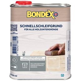 BONDEX Holzgrundierung BONDEX SCHNELLSCHLEIFGRUND Farblos 0,25 l, beige