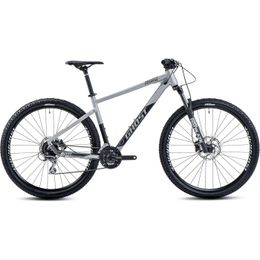 GHOST Mountainbike Kato Essential AL, 24 Gang Shimano Acera RD-M360 Schaltwerk, Kettenschaltung, grau