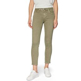 Mavi Skinny-fit-Jeans ADRIANA mit Stretch für den perfekten Sitz, grau|grün