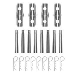 DURATRUSS DT 4030 CC Set, Konnischer Verbindersatz f&uuml;r Rechtecktraverse DT 4030/3