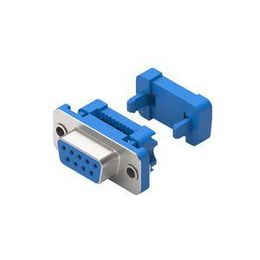 W&Uuml;RTH ELEKTRONIK W&uuml;rth Elektronik D-Sub Steckverbinder mit UNC 4-40 Mutter, Buchse, DE-9, IDC, Blau - 618009227221