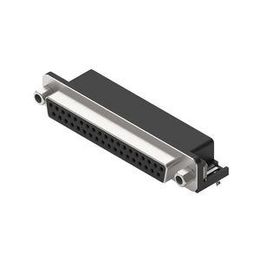 W&Uuml;RTH ELEKTRONIK W&uuml;rth Elektronik D-Sub-Steckverbinder mit Sechskantschraube, 10,3 mm, gewinkelt, Buchse, DC-37, Printstifte - 618037231321