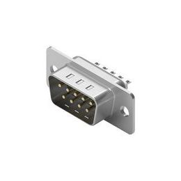 W&Uuml;RTH ELEKTRONIK W&uuml;rth Elektronik D-Sub-Steckverbinder, Stecker, DE-9, L&ouml;tanschluss, Weiss - 61800924823