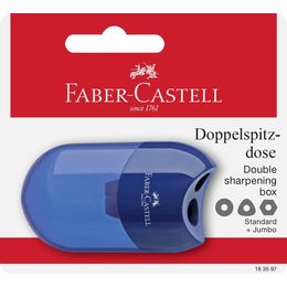 Faber-Castell Anspitzer Spitzer Doppelspitzdose Blister sort.