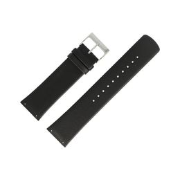 Skagen Uhrenarmband 23mm Leder Schwarz SKW6104