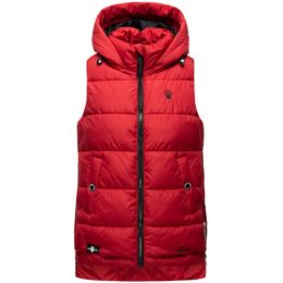 Marikoo Damen Steppweste Bodywarmer mit Kapuze Zarinaa