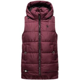 Marikoo Damen Steppweste Bodywarmer mit Kapuze Zarinaa