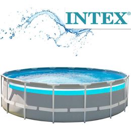 Intex - Frame Pool Set Prism Clearview ø 488 x 122 cm 26730