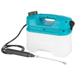 TOMMY Akku Drucksprühgerät 5 Liter 42,5 cm Teleskop-Sprühlanze Li-Ion Batterie mit Ladegerät Drucksprüher, Gartenspritze, Sprühgerät, Sprühflasche,