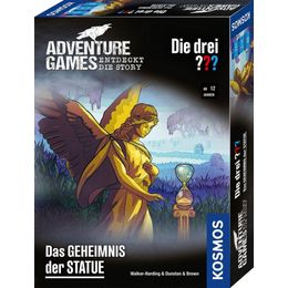 Kosmos Spiel, Abenteuerspiel Adventure Games - ??? Das Geheimnis der Statue, Made in Germany, bunt