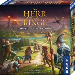 Kosmos Spiel, Familienspiel Der Herr der Ringe - Gemeinsam zum Schicksalsberg, Made in Germany, bunt