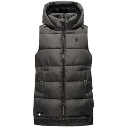 Marikoo Damen Steppweste Bodywarmer mit Kapuze Zarinaa