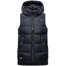 Marikoo Damen Steppweste Bodywarmer mit Kapuze Zarinaa