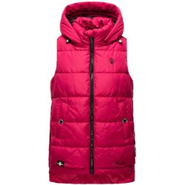 Marikoo Damen Steppweste Bodywarmer mit Kapuze Zarinaa