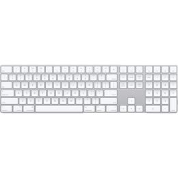 Apple MQ052LB/A Magic Keyboard mit Ziffernblock US ENG, Tastatur, Scissor, kabellos, Silber