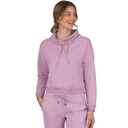 TRIGEMA Sweatshirt »Sweatshirt mit modischem Stehkragen« orchidee XL XL Leichte Sweat-Qualität
