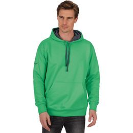 TRIGEMA Kapuzensweatshirt »Kapuzenshirt aus Sweat-Qualität« waldmeister 3XL 3XL Sweat-Qualität, innen angeraut