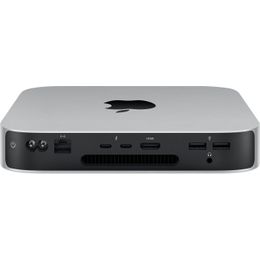 Apple Mac mini Mac Mini (Apple Apple M2 M2, 10‑Core GPU, 16 GB RAM, 1000 GB SSD, Luftkühlung), silberfarben