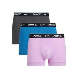 NIKE Underwear Trunk TRUNK 3PK (Packung, 3er-Pack) mit NIKE Logo-Elastikbund (3 Stück), bunt