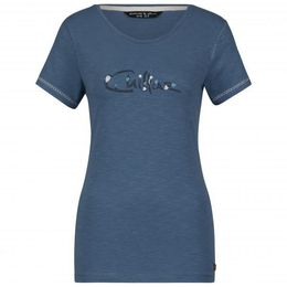 Chillaz - Women's Bergfreunde Gandia Logo Floral - T-Shirt Gr 32 blau