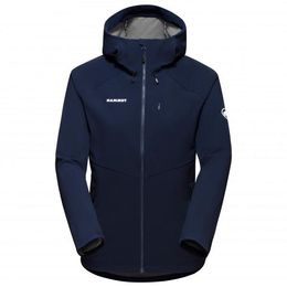 Mammut - Women's Ultimate Comfort Softshell Hooded Jacket - Softshelljacke Gr XS blau