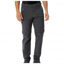 Vaude - Farley Stretch T-Zip Pants III - Zip-Off-Hose Gr 46 - Short grau