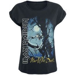 Iron Maiden Fear Of The Dark T-Shirt schwarz used look in M