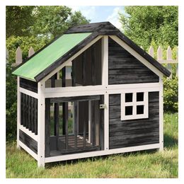 vidaXL Hundezwinger Hundehütte 96x60