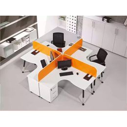JVmoebel Schreibtisch Teamarbeitsplatz Schreibtisch 4 Personen Tisch Counter