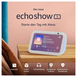 Echo Show 5 (3. Gen), Kompakter smarter Touchscreen mit Alexa Smart Speaker