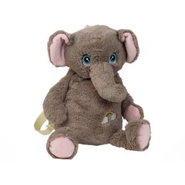 Mel-O-Design Tierkuscheltier 4274 Rucksack Elefant mit hübschen Augen ca. 42cm Elefant