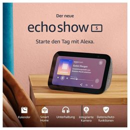 Echo Show 5 (3. Gen), Kompakter smarter Touchscreen mit Alexa Smart Speaker