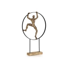 Moritz Skulptur Akrobat, Holz Deko Figuren Wohnzimmer Holzdeko Objekte Holzdekoration
