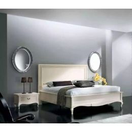 JVmoebel Schlafzimmer-Set Modern Bett 2x Nachttische 3 tlg. Schlafzimmer Set Möbel Luxus